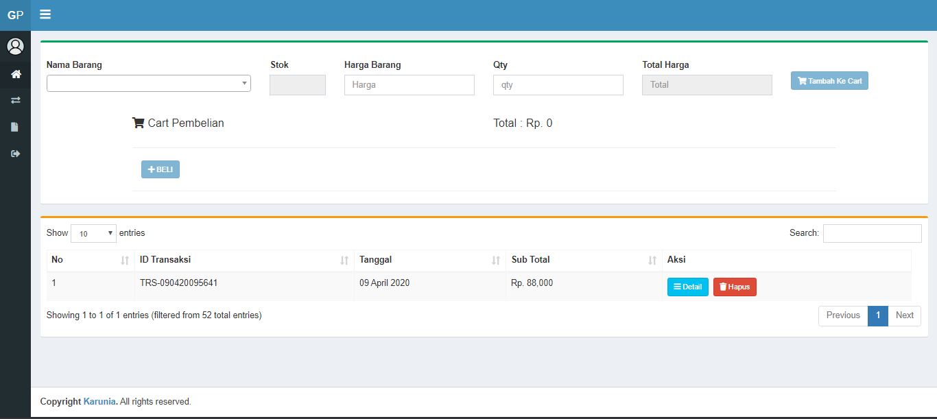 Source Code Konter Hp Dengan Php Codeigniter