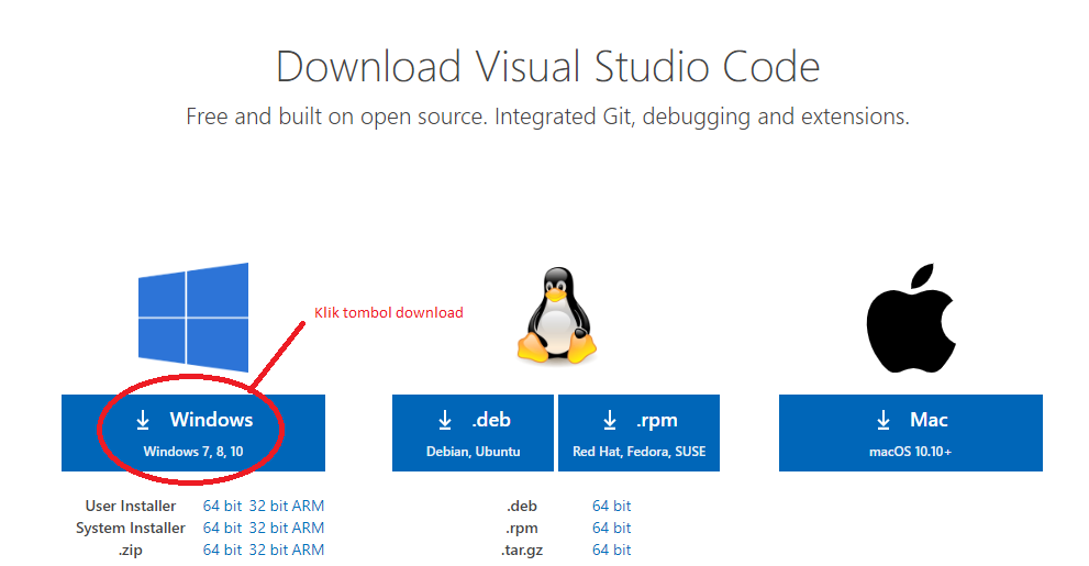 Install Editor Kode Program Terpopuler Visual Studio Code