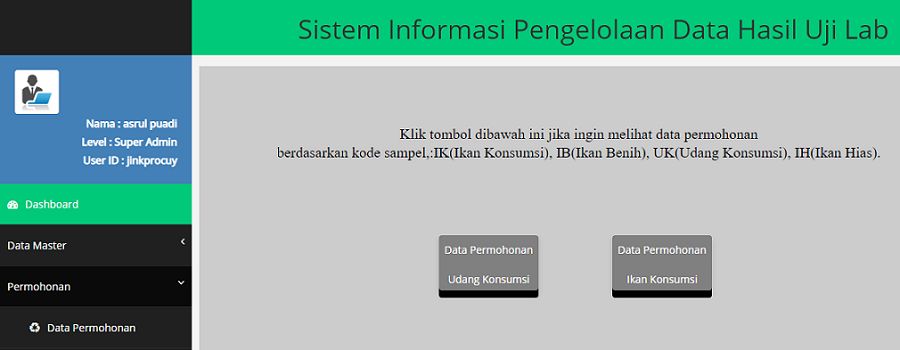 Sistem Informasi Pengelolaan Data Hasil Uji Laboratorium