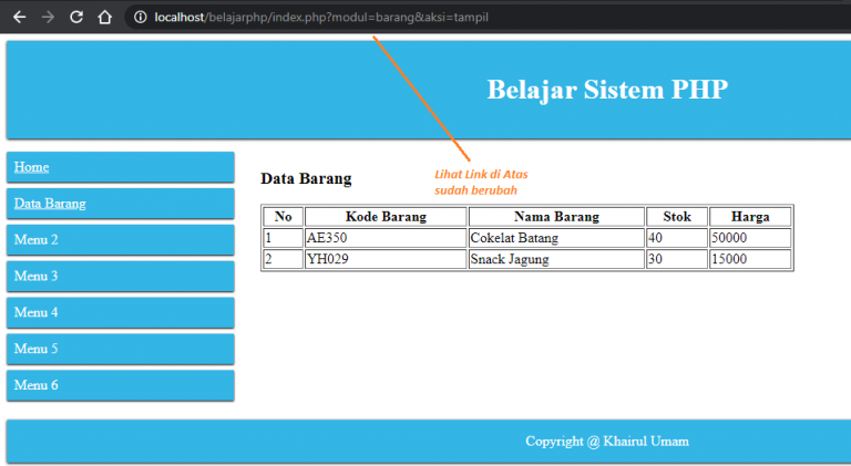 Belajar Membuat Sistem Informasi - Part 7