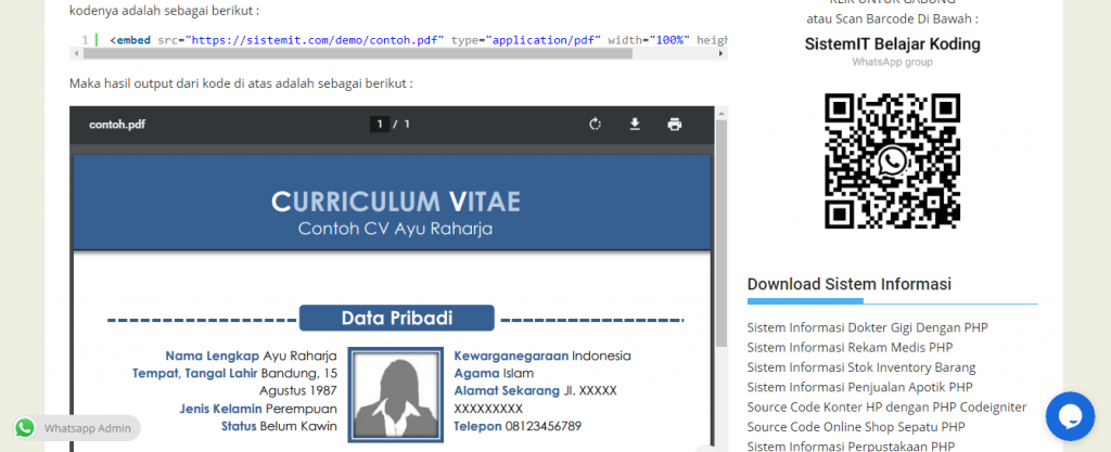 Cara Membuat Tabel Responsive HTML Cara Membuat Tabel Responsive HTML