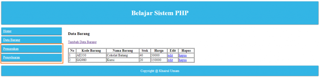 Belajar Membuat Sistem Informasi – Part 9