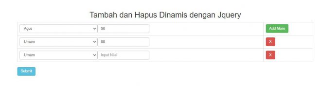 Input Sekali Banyak Dalam Satu Form (multi input javascript)